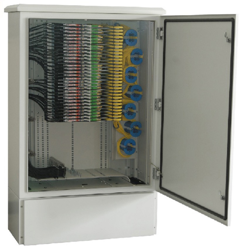 FTTH 96 core fiber optic splice distribution cabinet – ADCfiber