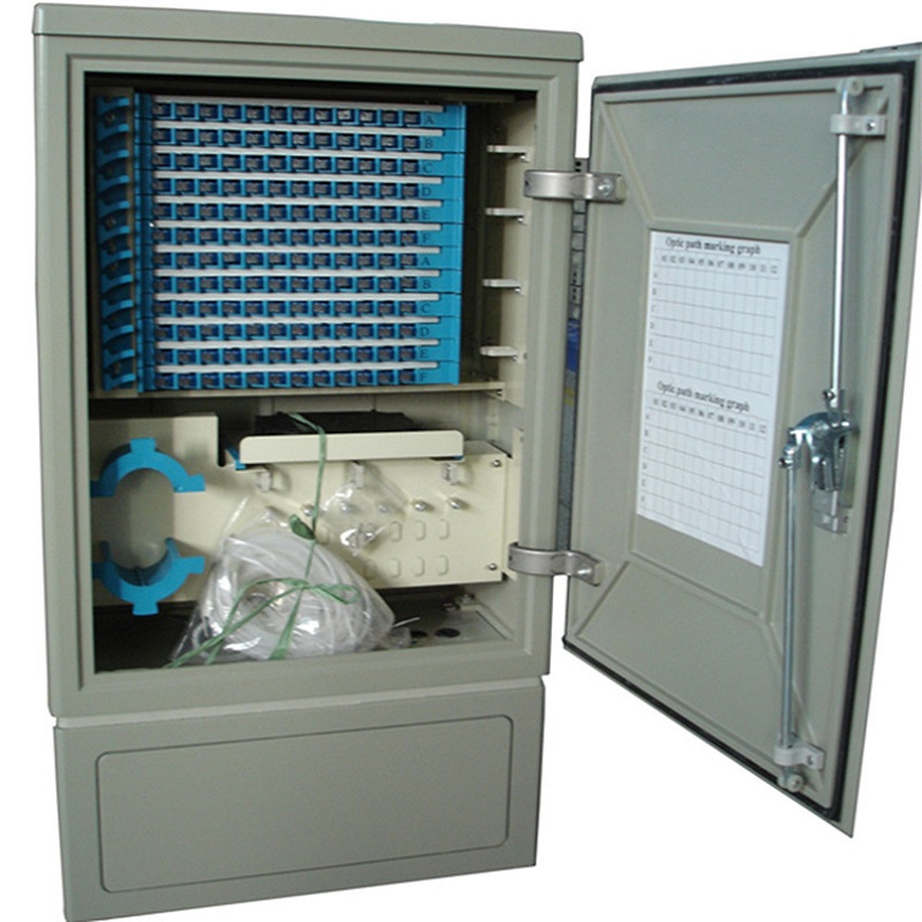 FTTH 96 core fiber optic splice distribution cabinet – ADCfiber