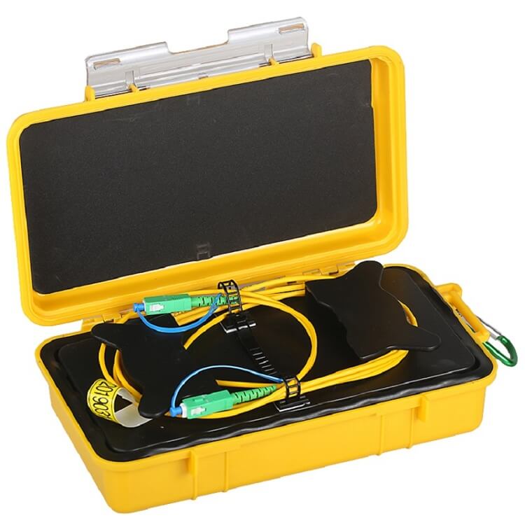 Fiber optic equipment sm g652d sc-apc to sc-apc otdr launch cable box ...