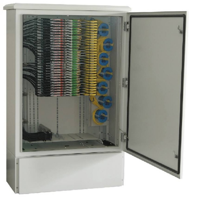96 core splitter fiber optic cross cabinet - ADCfiber