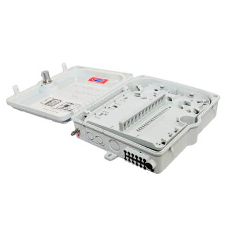 ABS material SC APC UPC IP65 12 core wall mounting fiber optical ...