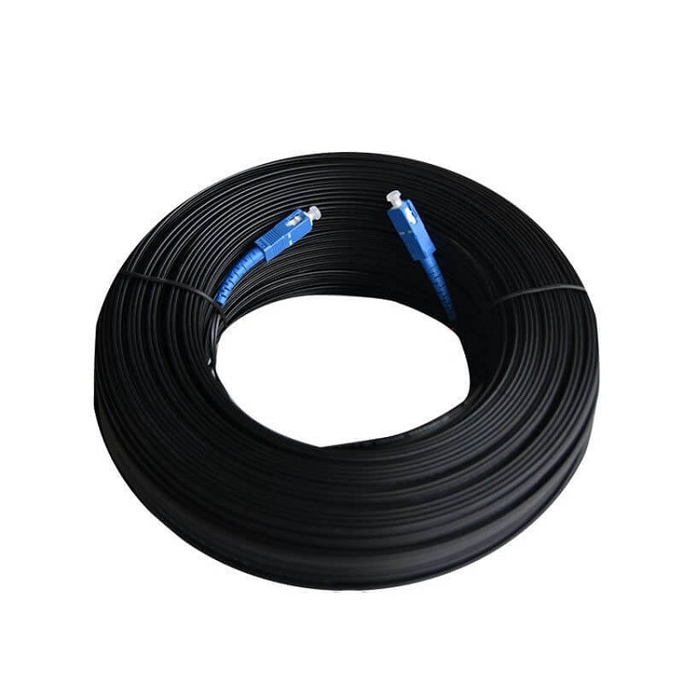 Factory 1/2/4 core self-supporting g657A Outdoor fiber optic ftth drop ...
